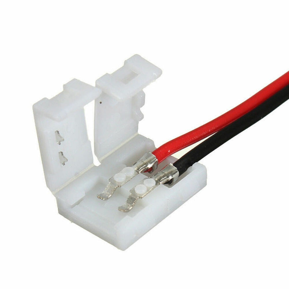 LED Strip Connector Board Bulbs Lighting Parts 10mm Replacement 2-pins ...