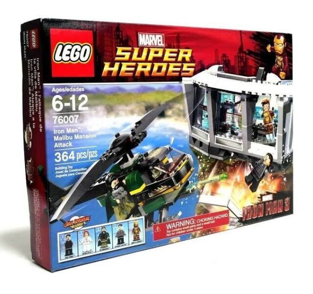 LEGO Marvel: Iron Man: Malibu Mansion Attack (76007) for sale online ...