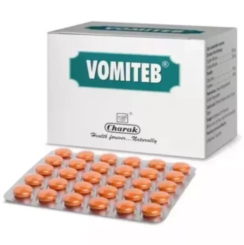 Charak Vomiteb Tablets 90 Tabs (3 x 30 Tablets) Help During Vomiting ...