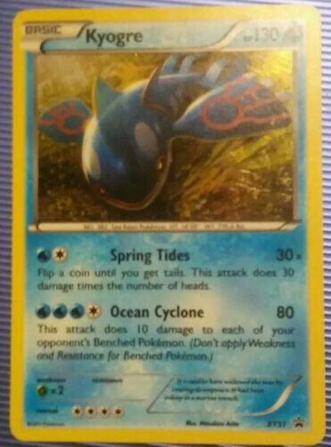 2015 Pokemon Holographic XY Promo Set Kyogre | eBay