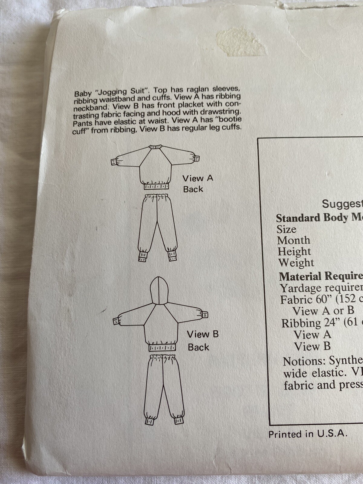 1980s Baby Jogging Suit KWIK SEW 1359 Pattern Kerstin Martensson S-XL ...