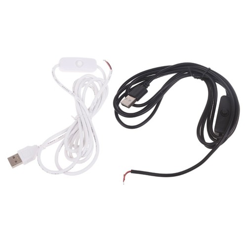 5V USB LED Strip Light Inline On/Off Switch Cable Cord for Tech ...