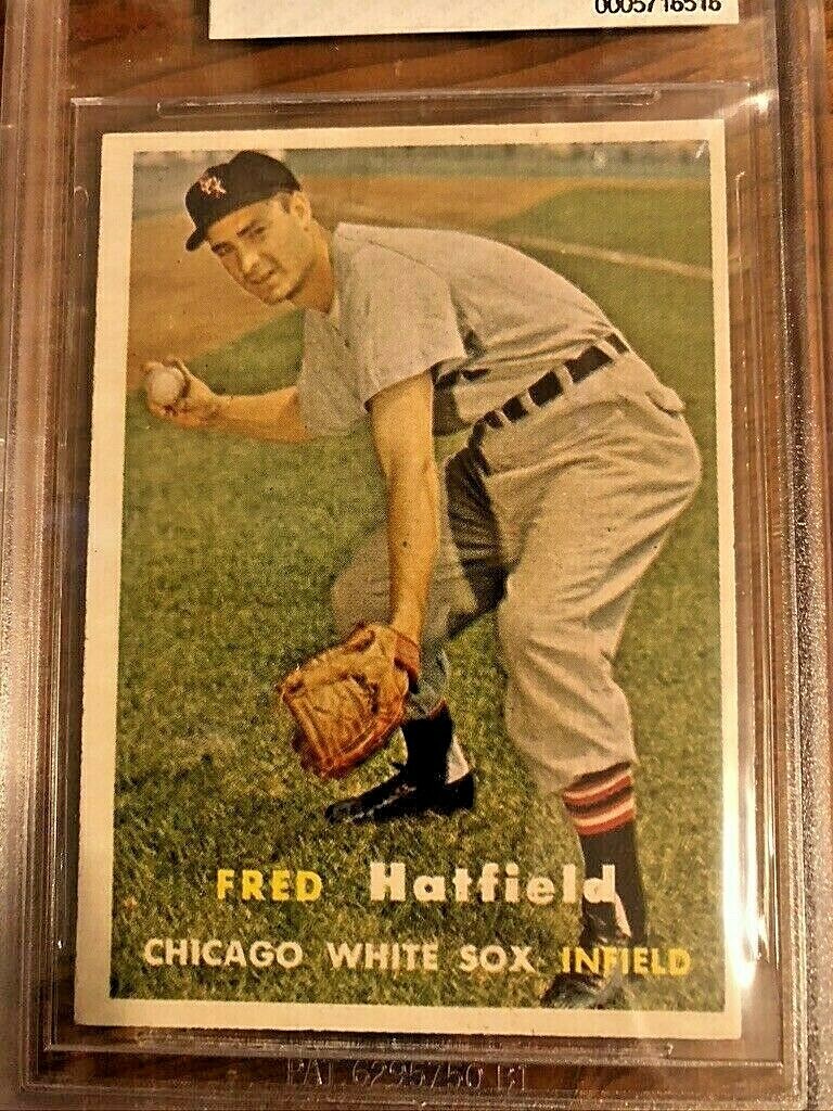 1957 Topps Baseball Card #278 Fred Hatfield BVG 5 | eBay