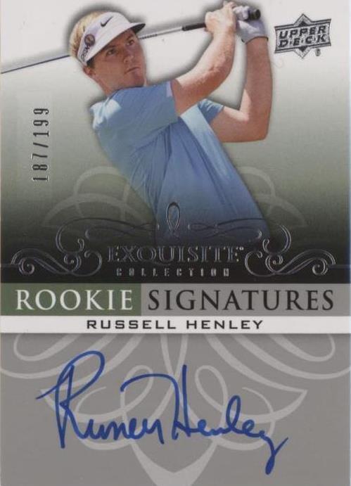 2014 Upper Deck Exquisite Collection - Rookie Signatures Russell Henley ...