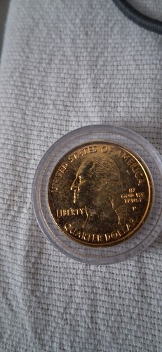 MINTED QUARTER COIN 2000 JAMESTOWN VIRGINIA 1788 RARE COPPER. ERROR ...