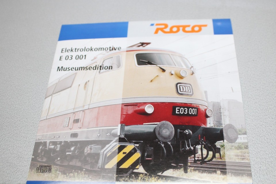 Roco 63747 Electric Locomotive Series E03 001 DB DSS Scale H0 OVP | eBay UK