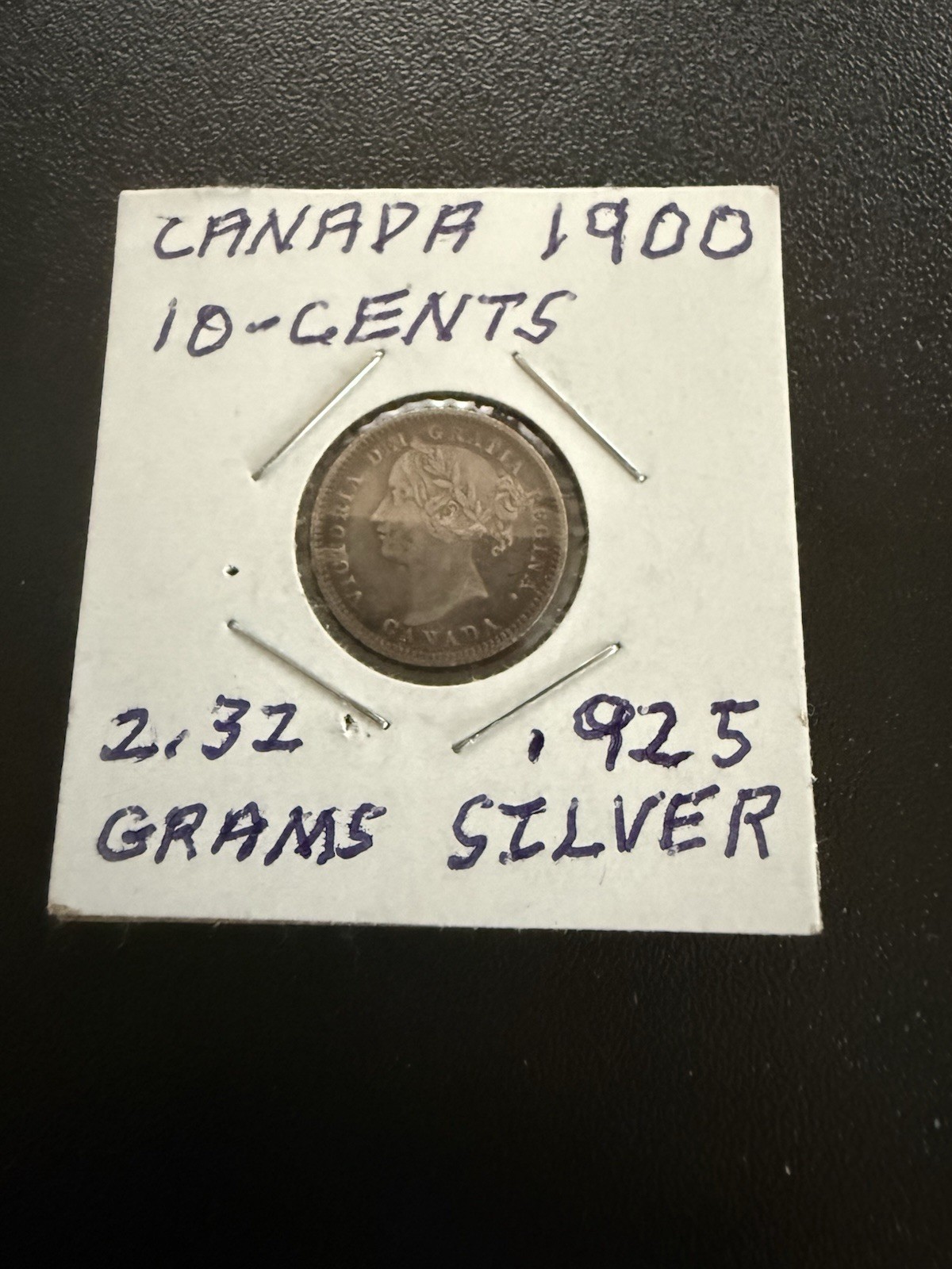 Canada 1900 10c Ten Cent Silver Coin Queen Victoria .925 Silver | eBay