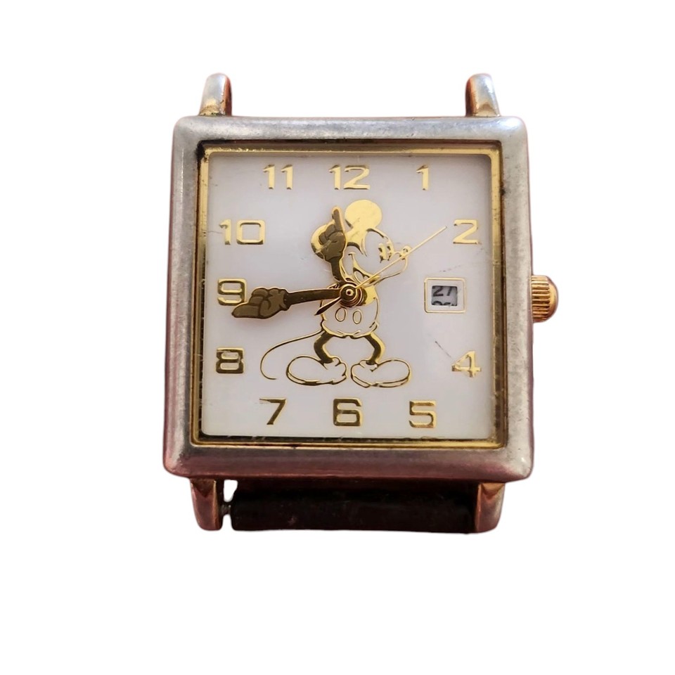 Vintage Mickey Mouse Made Exclusively For Disney Gold tone Spares Or ...