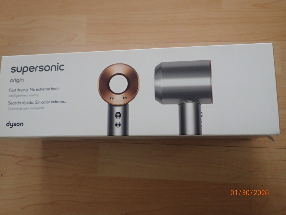 SEALED DYSON Supersonic Origin Hair Dryer Nickel/Copper - AUTHENTIC | eBay