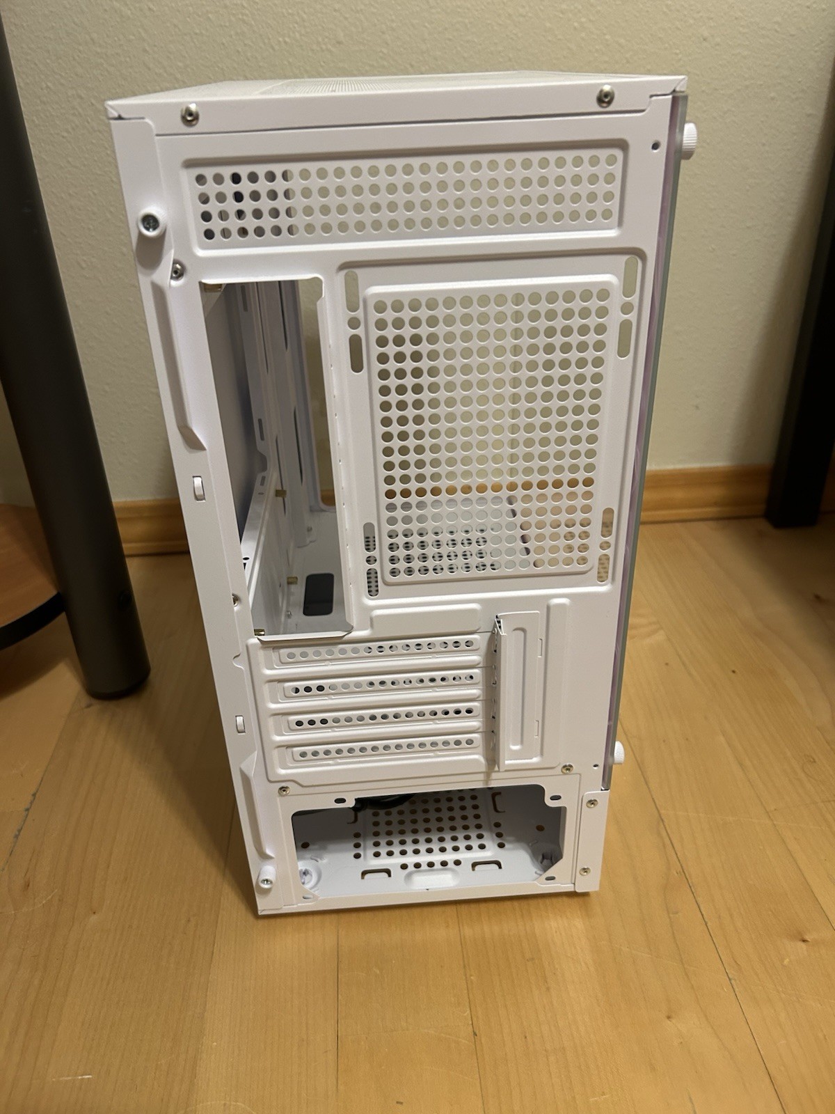 Powertrain Illusionary Realm mATX PC Case White Glass View | eBay
