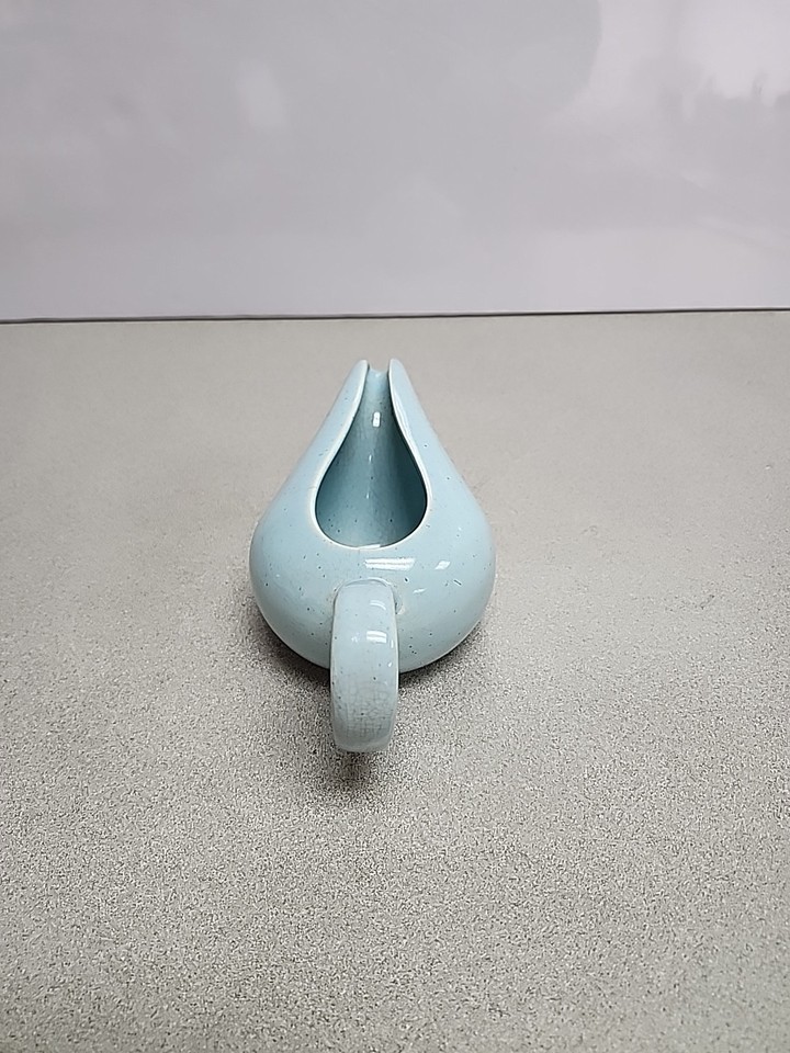 Creamer Gravy Boat – Speckled Robin Egg Blue- Russel Wright ...