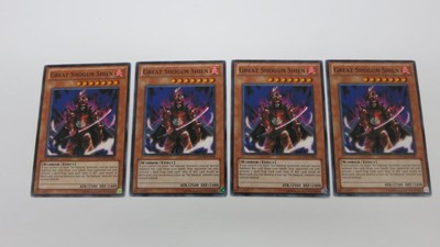 4x 1x 1ST / 3x UNL GREAT SHOGUN SHIEN MONSTER RYMP-EN094 COMMON YUGIOH ...