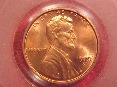 1970 S LINCOLN CENT - SMALL DATE - PCGS MS65RD - SEE PICS! - (G1134) | eBay