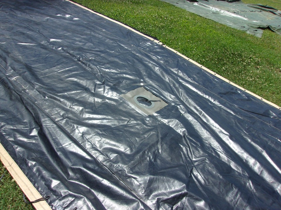 MILITARY TEMPER TENT CENTER SECTION WINDOW SURPLUS NOT COMPLETE TENT ...