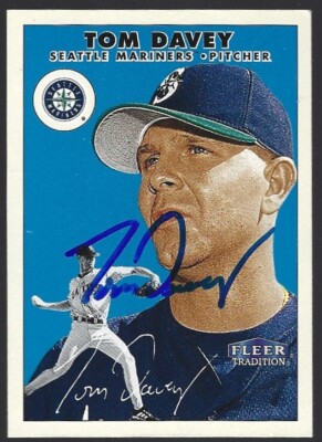 2000 Fleer Tradition #182 Tom Davey IP autograph signed card | eBay