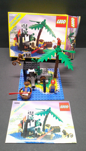 LEGO SET 6260 PIRATES SHIPWRECK ISLAND COMPLETE INSTRUCTIONS & BOX | eBay