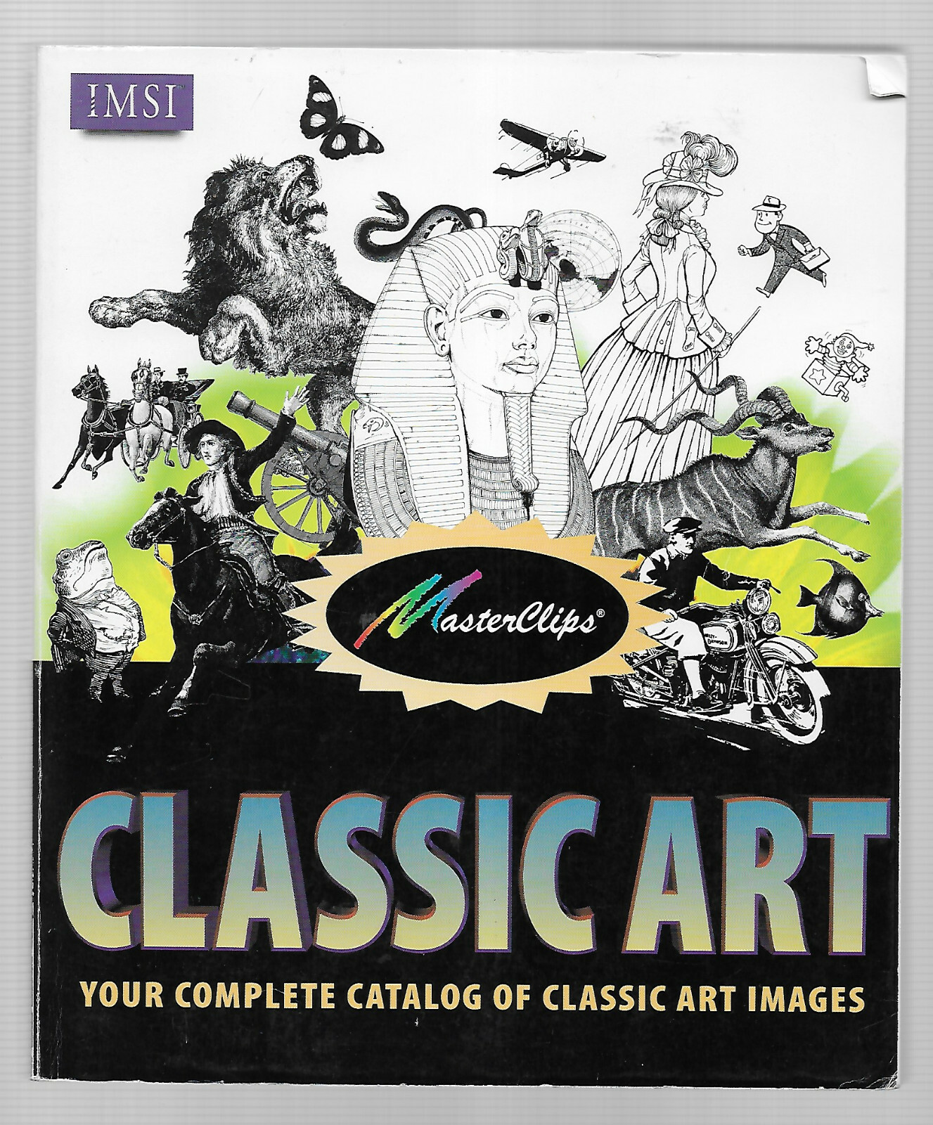 1996 MasterClips, Classic Art IMSI; Softback book, Great for tattoo ...