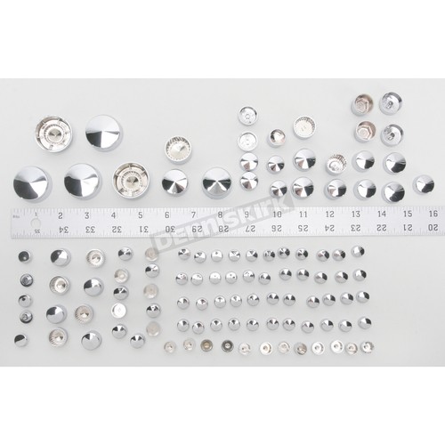 Drag Specialties Chrome Deluxe Bolt Cover Kit - 2401-0688 | eBay