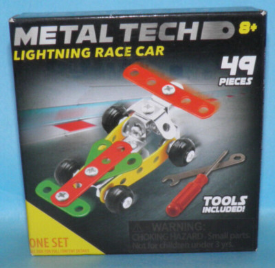 Metal Tech Lightning Race Car w/Tools 49 Pieces | eBay