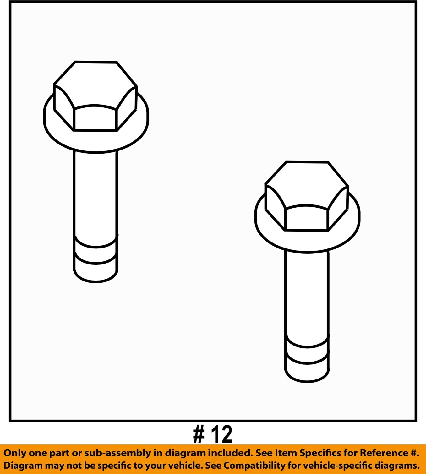 Ford OEM Water Pump-thermostat Outlt Bolt W503279S437 for sale online ...
