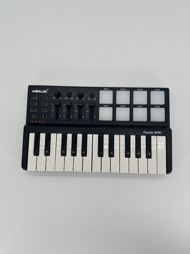 Worlde Panda Mini 25-Key USB Keyboard and Drum Pad MIDI Controller | eBay