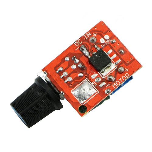 Mini 5A Motor PWM Speed Controller DC 3V-35V Speed Control Switch LED ...