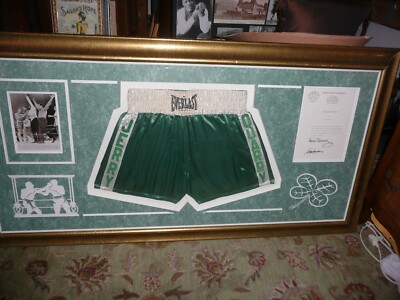Boxing! Rare, Jerry Quarry's Training Trunks for 1970 fight with ...