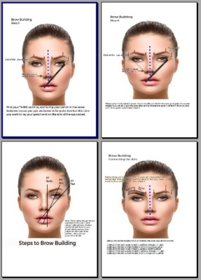 PDF Eyebrow Mapping Guide. 14 pages. | eBay