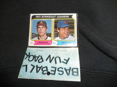 West Corp Fun Packs Baseball 1974 Nolan Ryan Tom Seaver & Perry Showing ...