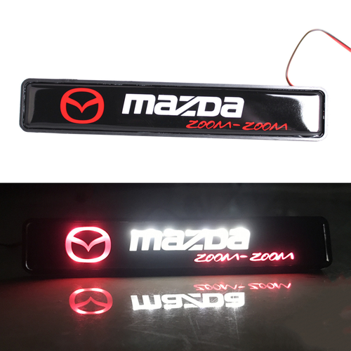 LED MAZDA Light Car Front Grille Emblem Illuminated Bumper Sticker for ...
