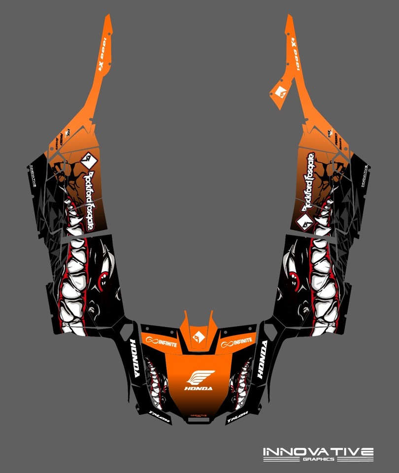 Honda Talon 1000 X4 Decal Graphics Kit stickers | Multicolor | Vinyl ...