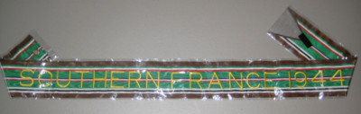 Southern France 1944 WWII LARGE Regimental Campaign Streamer - Battle ...