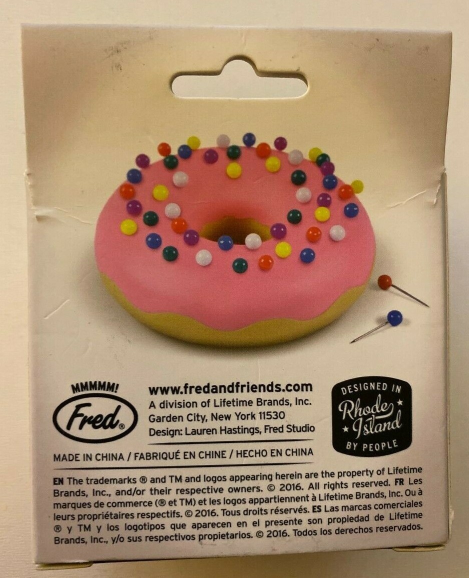 Fred Desk Donut Push Pin Holder - 2 Day Ship for sale online | eBay