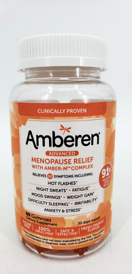 Amberen Advanced Menopause Relief Amber-M Complex Multi Symptom Relief ...