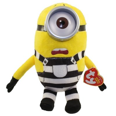 TY 6" Beanie Baby Plush Stuffed Animal - CARL (Prison Uniform ...