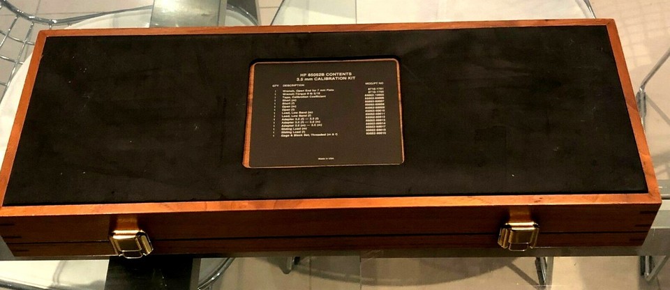 Hewlett Packard Calibration Kit 85052B 3.5mm serie:2723A00166 | eBay