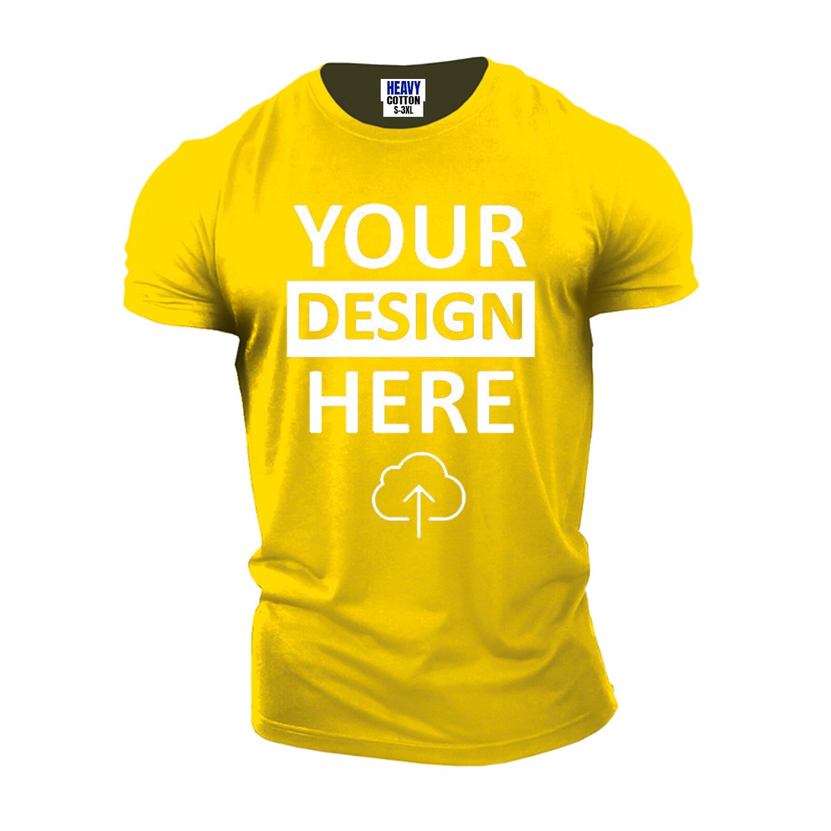 Your Logo Here Shirt Your Logo Here" Custom T Shirt (Full Color Print)
