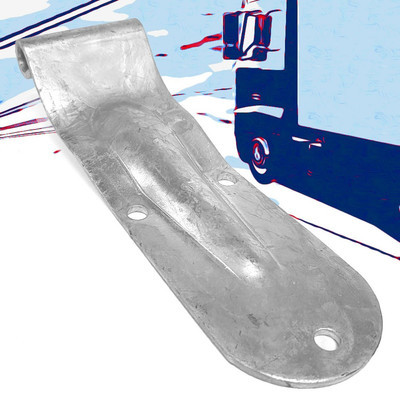 Steel Strick Style 3-Hole 3" x 9-3/4" Door Hinge Semi Truck Trailer ...