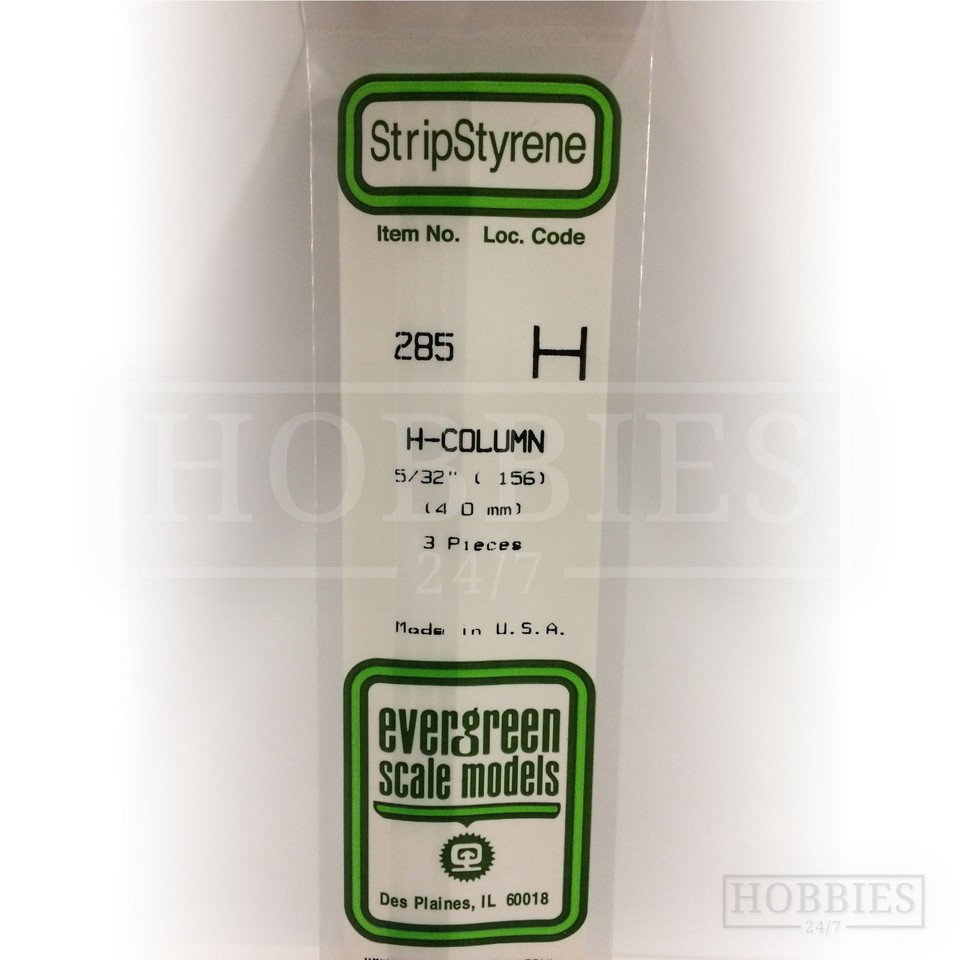 Evergreen Strip Styrene Rods Tubes Angles Model Scratch Building ...