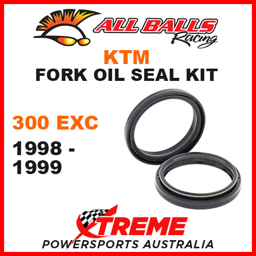 All Balls 55-134 KTM 300EXC 300 EXC 1998-1999 Fork Oil Seal Kit 50x59.6x7/10.5 | eBay