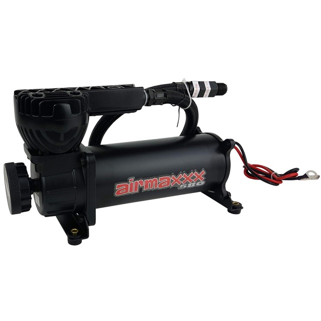 airmaxxx Dual Black 580 Air Compressors & 5 Gallon Aluminum Air Tank ...