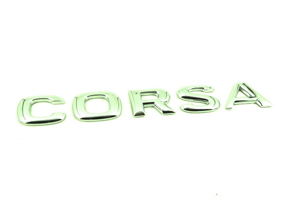 Genuine New VAUXHALL OPEL Corsa TAILGATE BADGE Rear Emblem For Corsa C ...