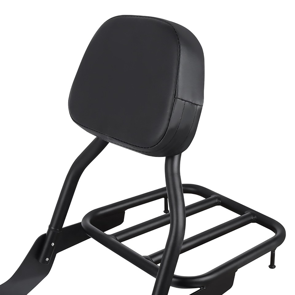 Backrest Sissy Bar Luggage Rack For Honda Shadow Spirit Phantom VT750C2 ...