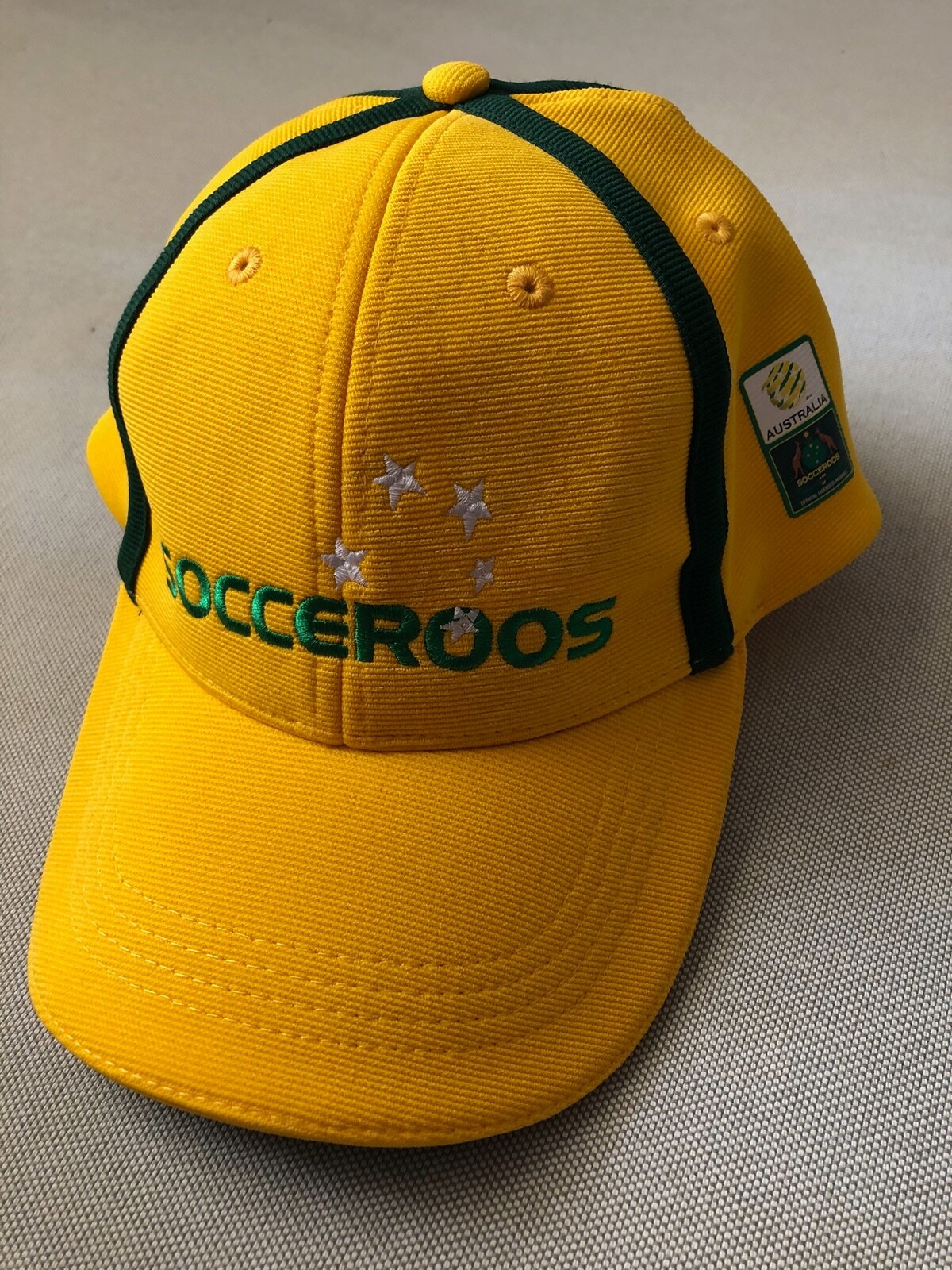 Australia SOCCEROOS Yellow Adjustable Cap by Target | eBay