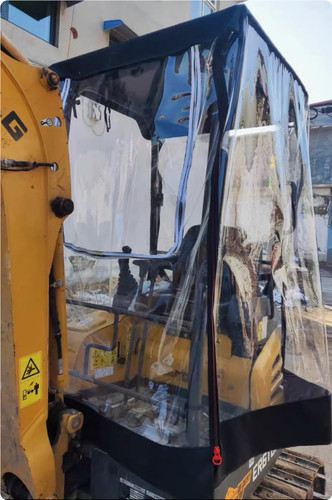 Windproof Warm Awning PVC Cover With Window For Mini Excavator Various ...