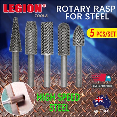 5PCs Metal Cutter Drill Bits Rotary Bits Rasp For Steel Grinding ...
