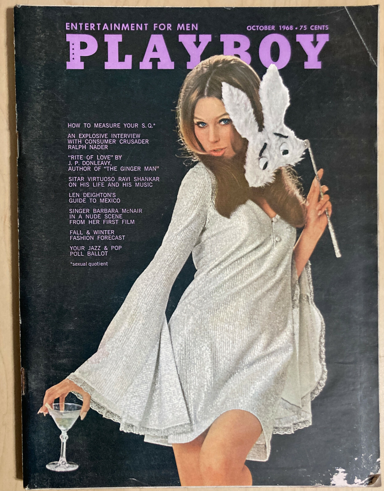 PLAYBOY OCTOBER 1968 Majken Haugedal Dale Fahey Barbara McNair Phil ...