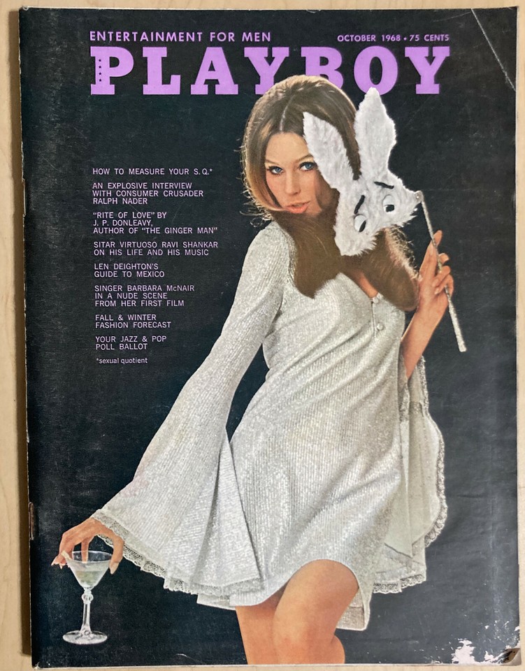 PLAYBOY OCTOBER 1968 Majken Haugedal Dale Fahey Barbara McNair Phil ...