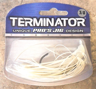 Terminator Pro Jig 3/8oz – White ~ Flat Rate Postage | eBay