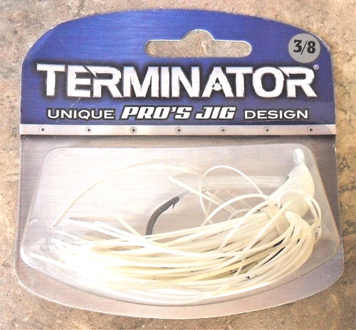 Terminator Pro Jig 3/8oz – White ~ Flat Rate Postage | eBay